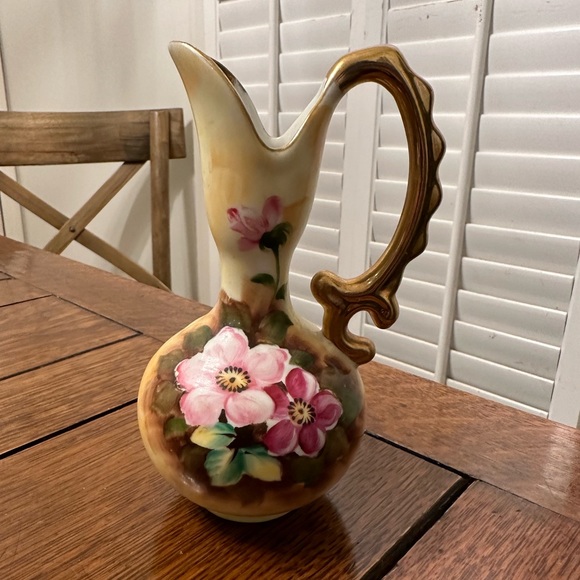 Enesco | Accents | Vintage Enesco Handpainted Vase With Cherry Blossoms ...